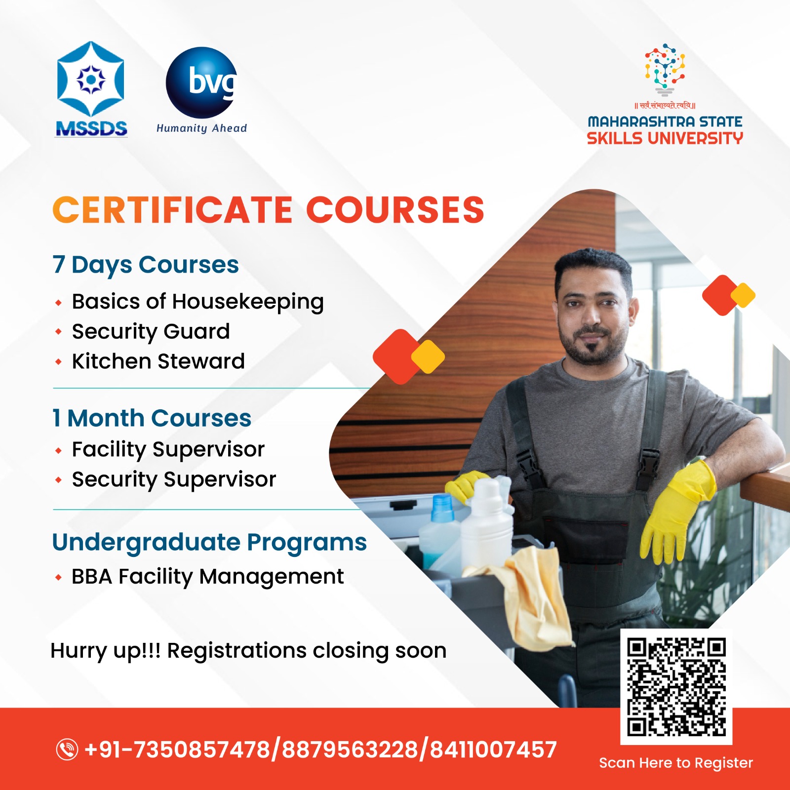 Courses in collaboration with MSSDS and BVG - RT-MSSU