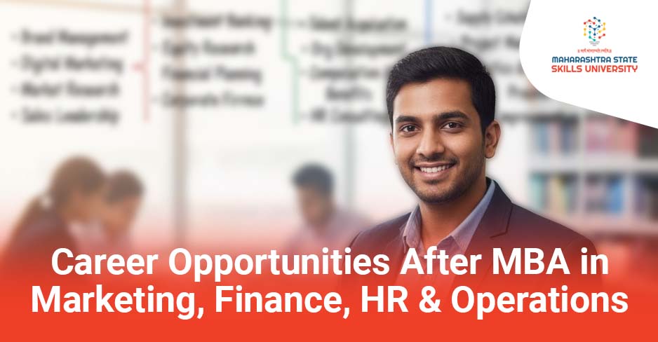Career After MBA in Marketing, Finance, HR & Operations